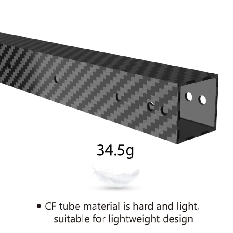 VzBot 235 CNC CF-Tube Drilling Carbon Fiber Square Tube For Ultra-High ...